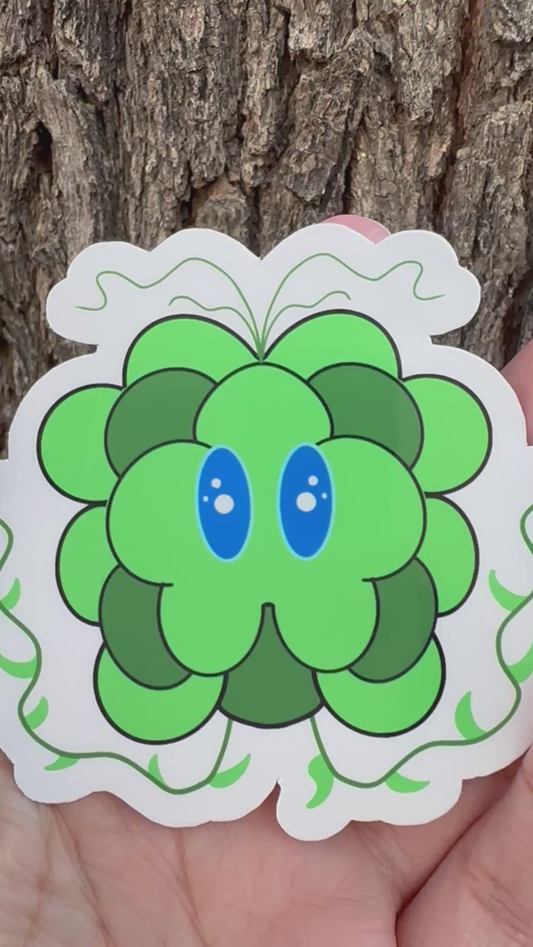 Sticker character Lucky, Vinyl sticker with lamination – Moon Crafted ...